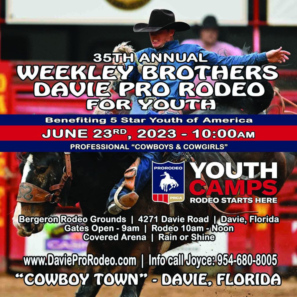 Weekley Brothers Davie Pro Rodeo for Youth – Davie Pro Rodeo, LLC