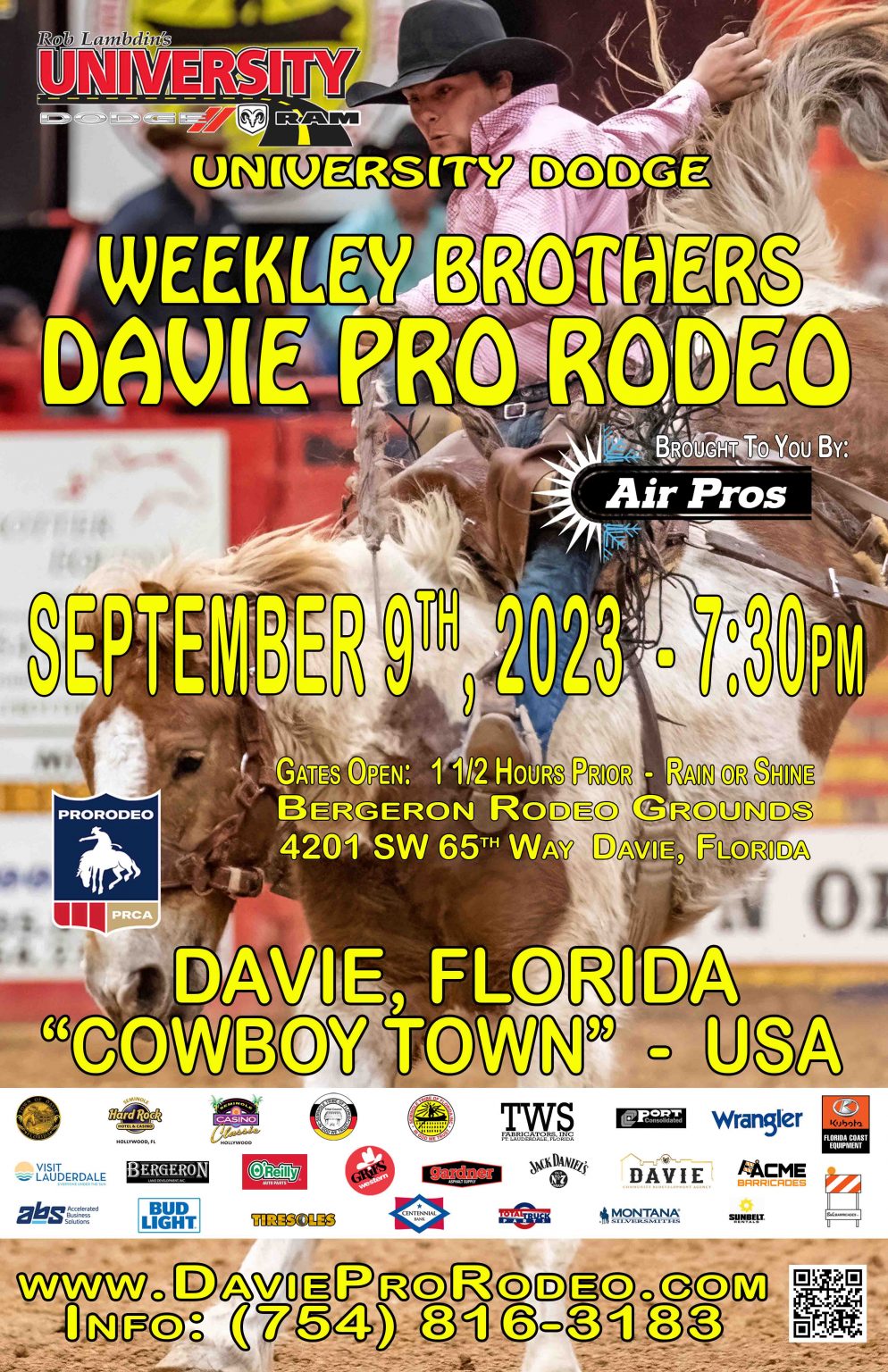 Davie Pro Rodeo, LLC – "Cowboy Town" – Davie, Florida