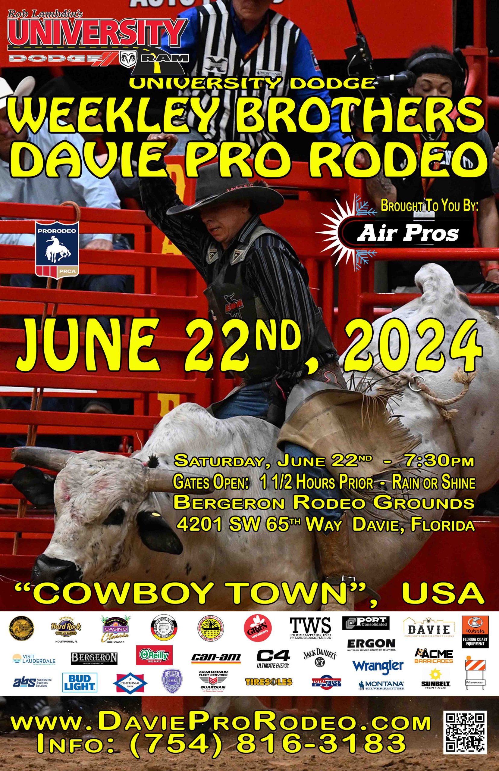 Davie Pro Rodeo, LLC – "Cowboy Town" – Davie, Florida