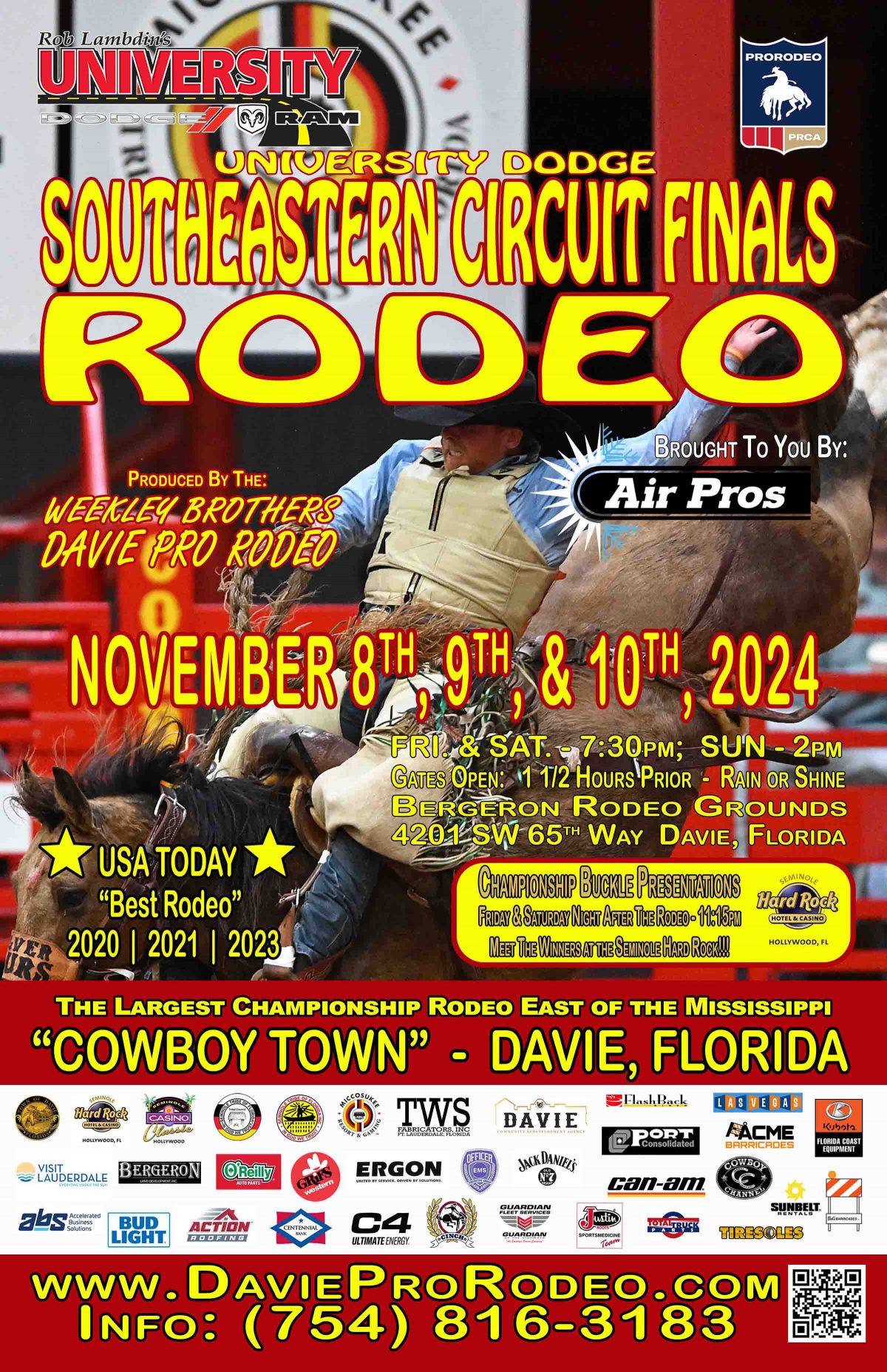 Davie Pro Rodeo, LLC – "Cowboy Town" – Davie, Florida