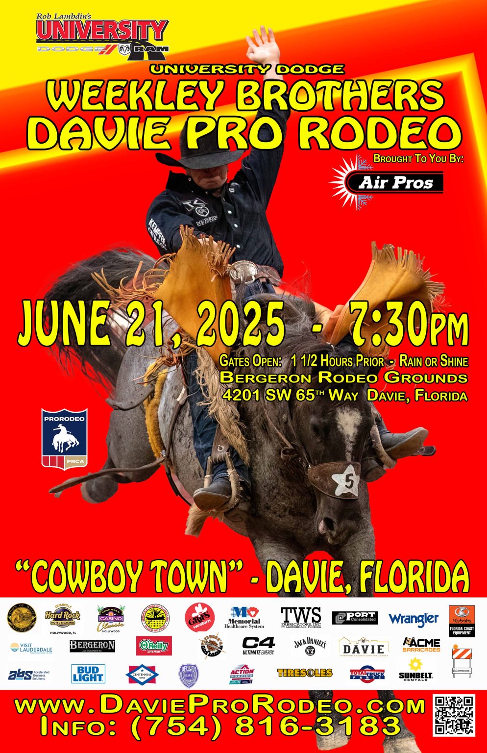 Davie Pro Rodeo, LLC – "Cowboy Town" – Davie, Florida